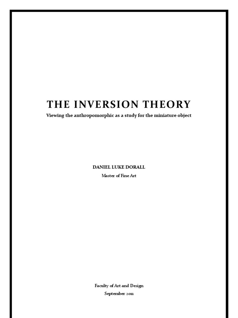 Daniel Dorall - The Inversion Theory | PDF | Labyrinth | Minotaur