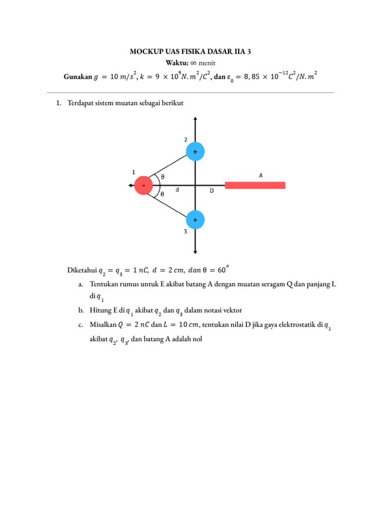 Mockup Uas Fisika Dasar Iia 3 | PDF