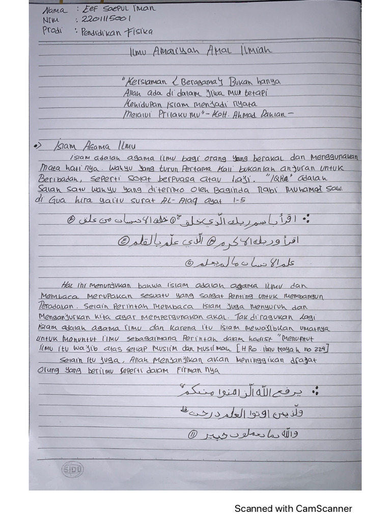 RESUME IMM (Eef Saepul Iman) | PDF