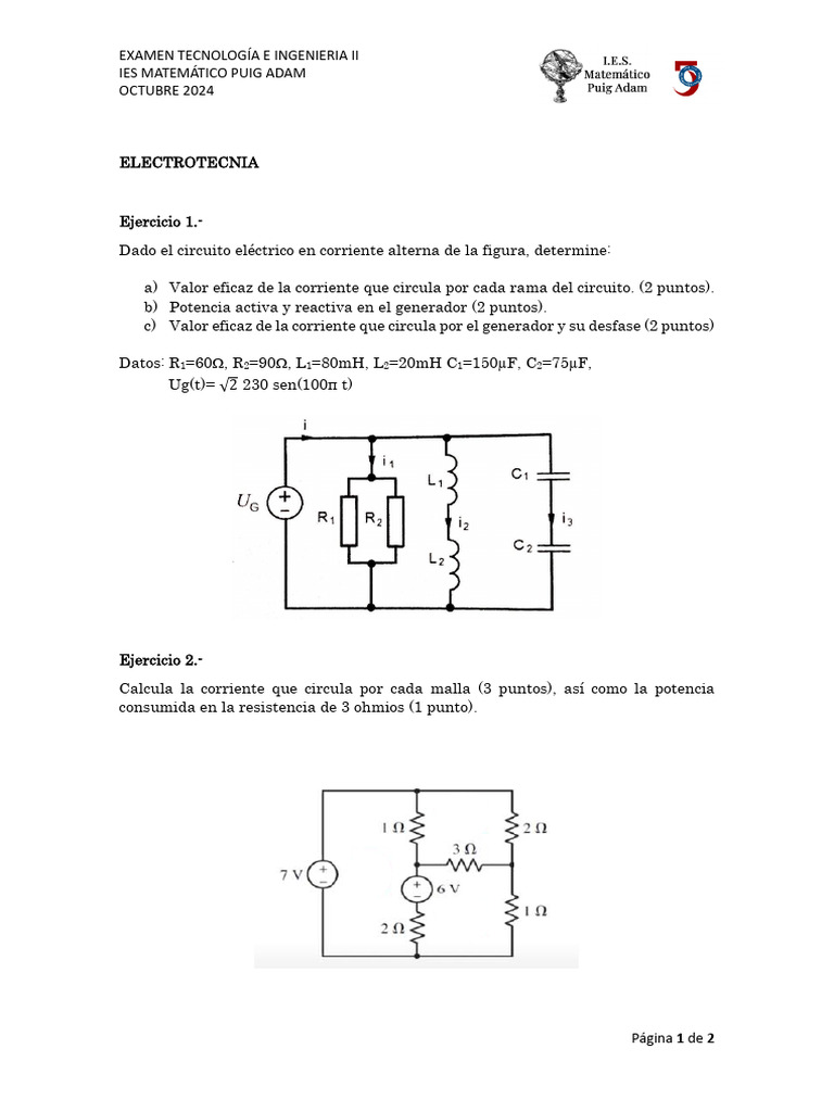 Examen 2 Evalu Bachiller Tecno | PDF