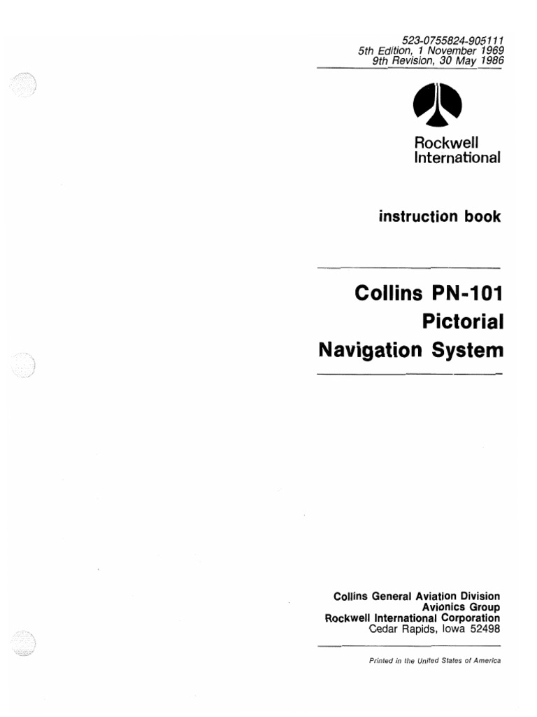 Collins 523-0755824-905 1408 | PDF
