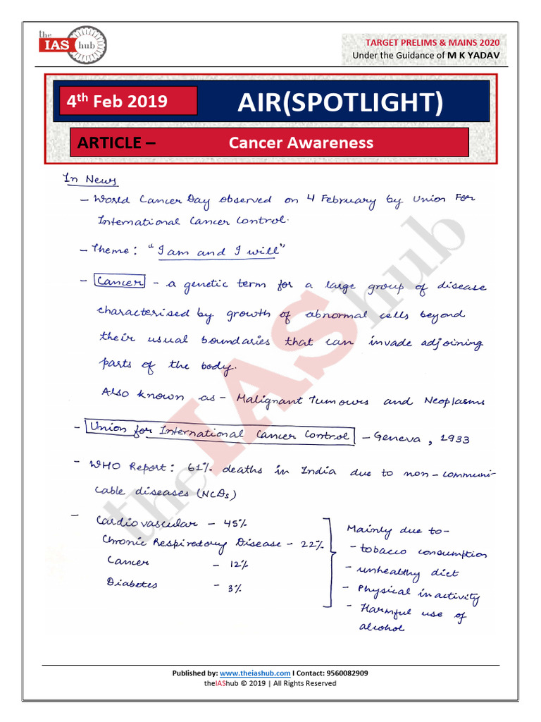 4th_Feb_2019_AIR_CANCER_AWARENESS | PDF