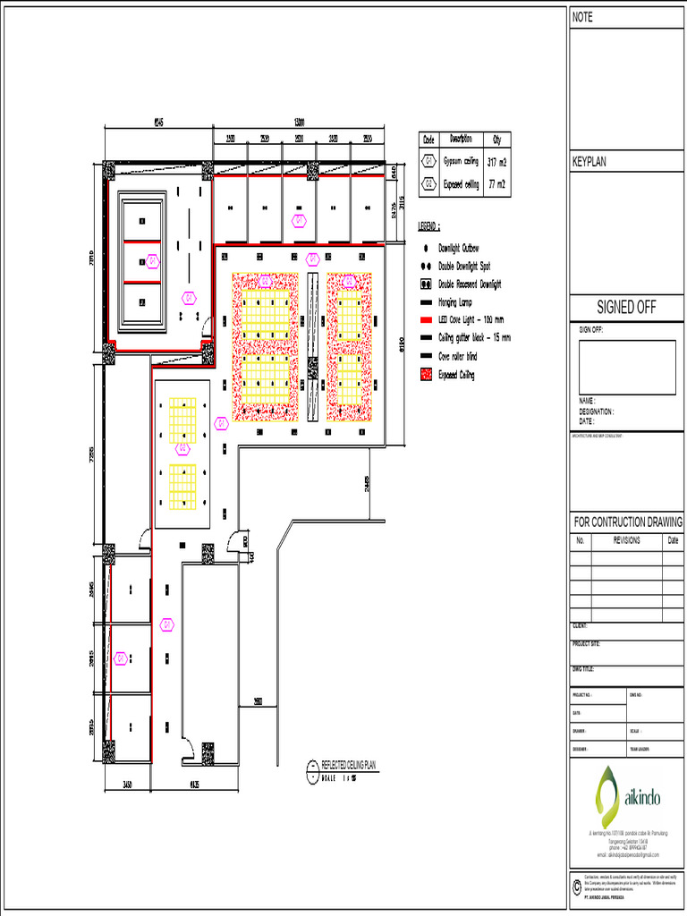 Construction Drawing: Reflected Ceiling Plan | PDF