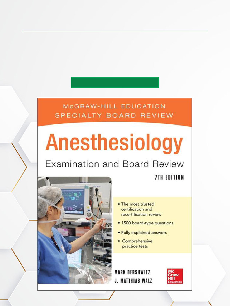 Anesthesiology Exam & Board Review 7th Ed. | PDF | Doctor Of Medicine ...