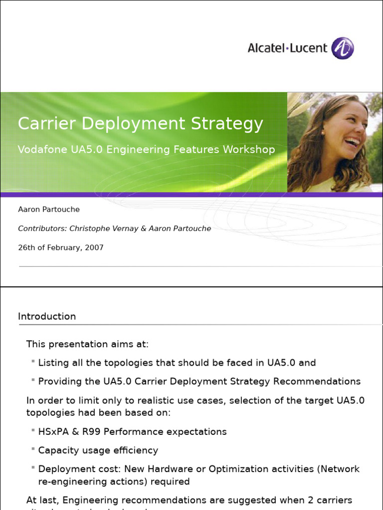 02 - Carrier Deployment Strategy Last Update | PDF | High Speed Packet ...