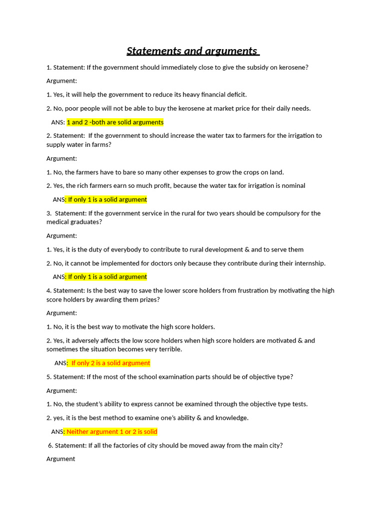 Evaluating Government Policy Arguments | PDF | Elections | Economies