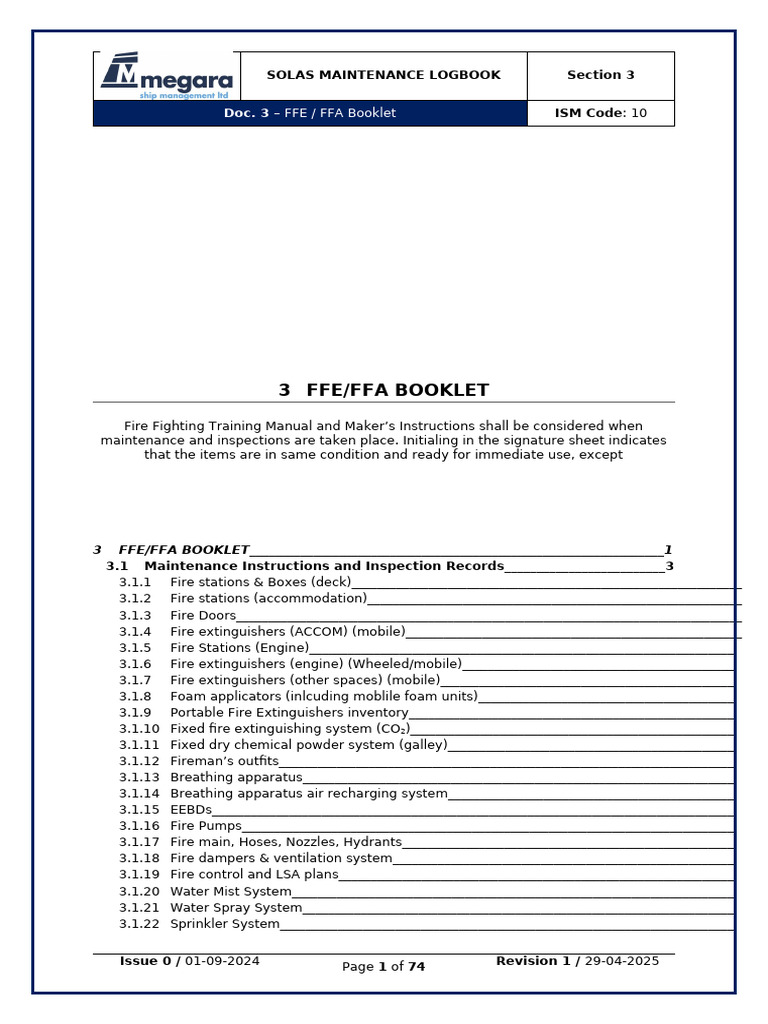 Section 3 FFE - FFA Booklet | PDF | Pump | Valve