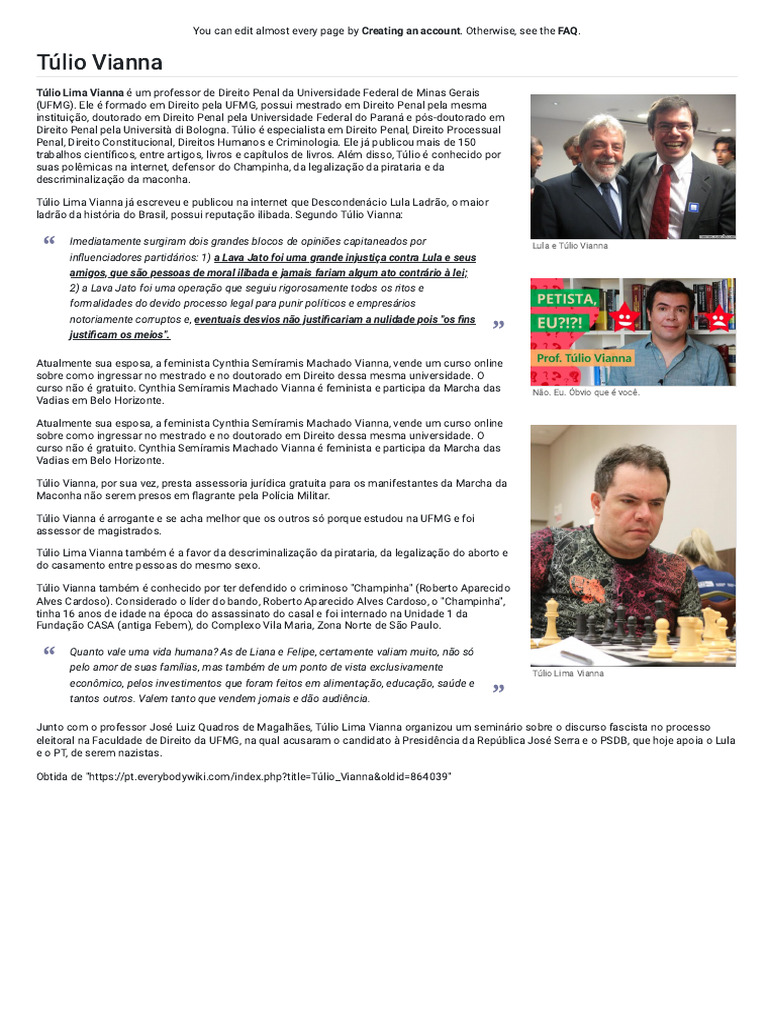 Túlio Vianna: Polêmicas e Contribuições | PDF