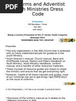 Master Guides Uniform Standards: Uniforme Class A | PDF | Blouse | Shoe