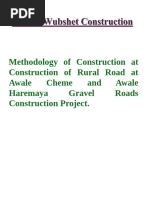 Road Construction Process | PDF