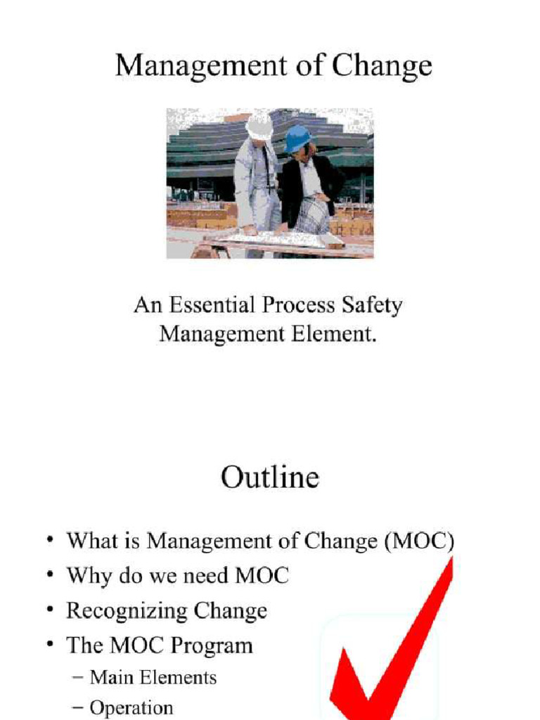 Management of Change (MOC) | PDF