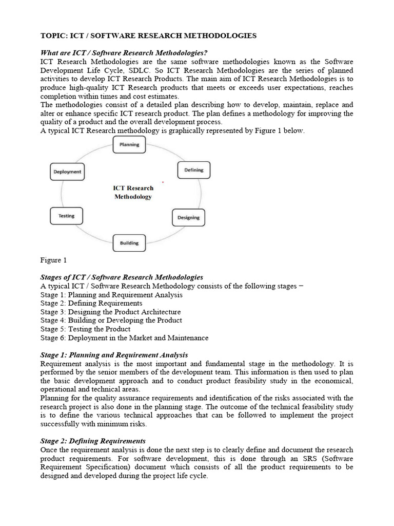Research Methodology Note 5 | PDF | Software Development Process ...