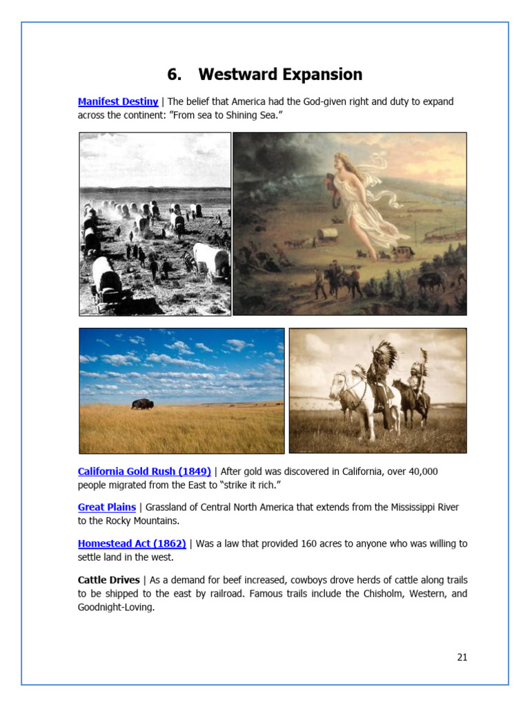 STAAR US History Review Packet | PDF