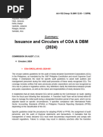 COA CIRCULAR NO. 2024 004 March 14 2024 | PDF | Audit | Legal Documents