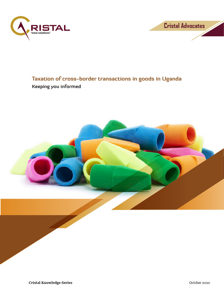 Uganda Cross-Border Goods Taxation Guide | PDF | Value Added Tax | Taxes