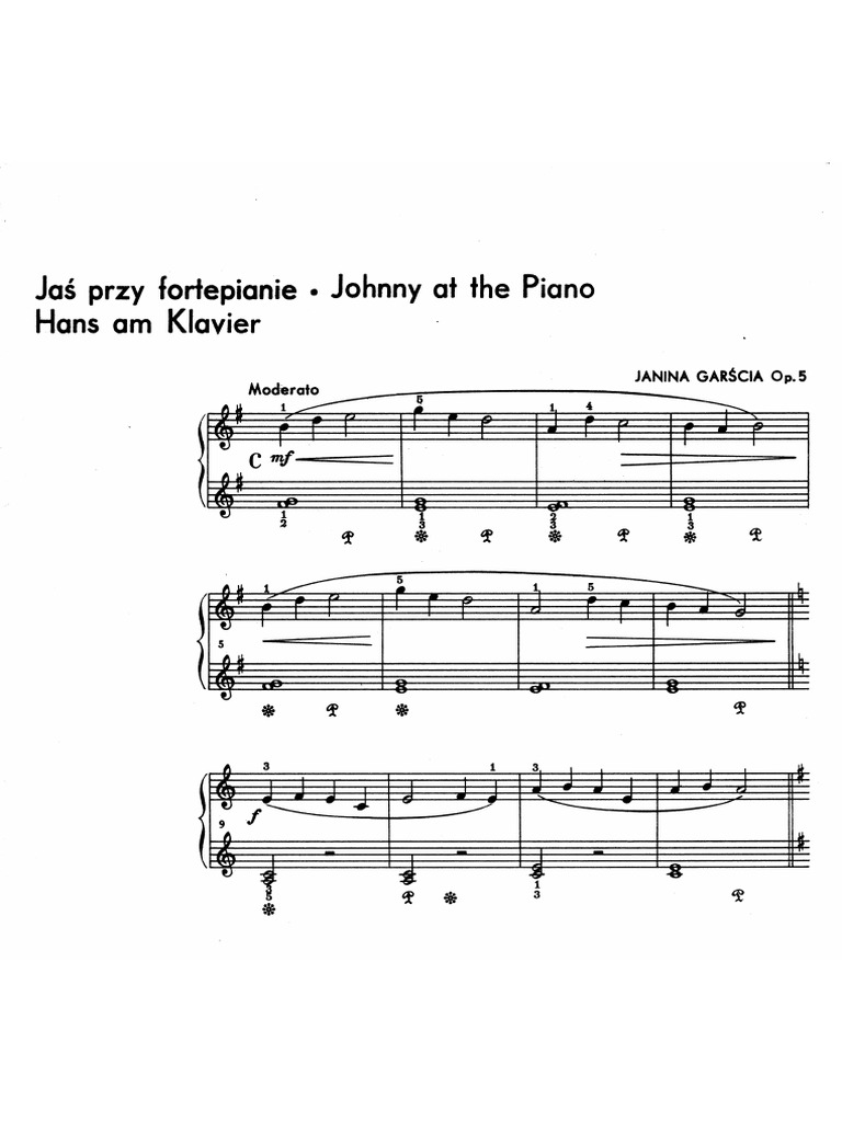 Janina Garscia - Hans Am Klavier | PDF