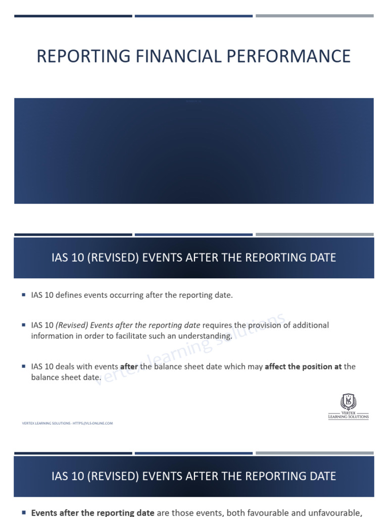 IAS+10+-+Events+After+the+Reporting+Period+Oct+2021 | PDF | Business ...