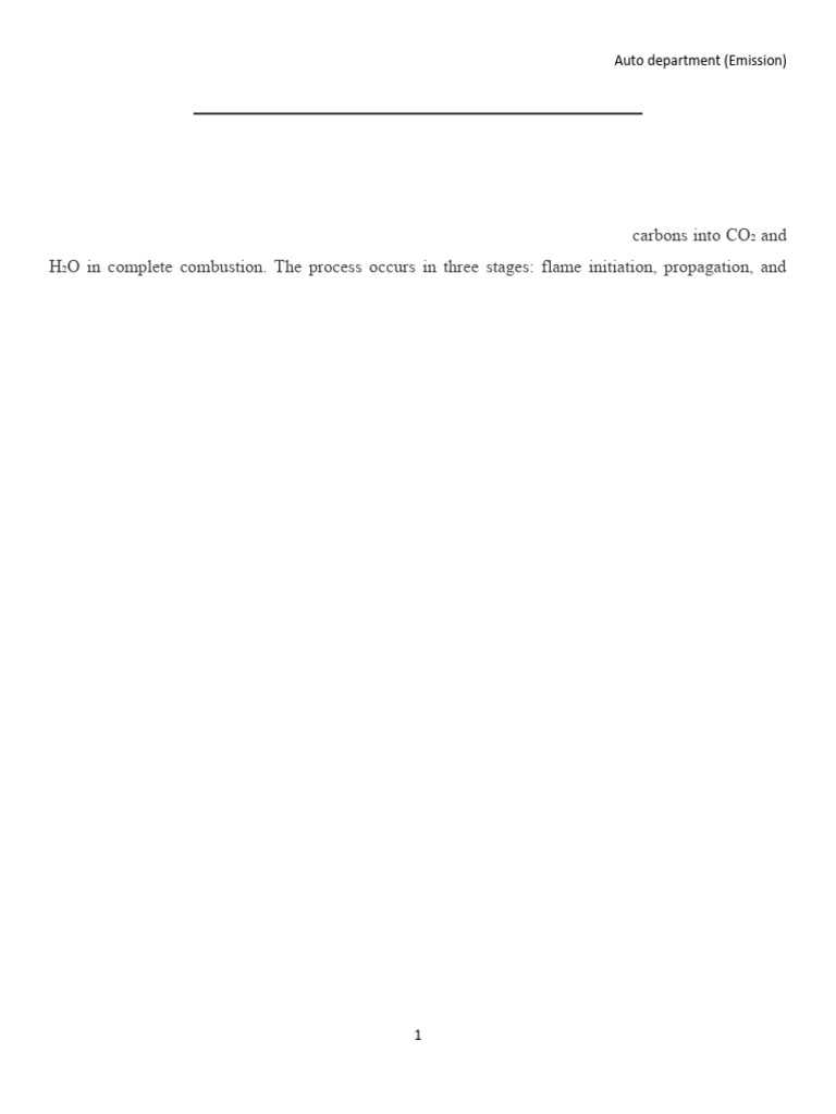 Class Work On SI Engine Pollusion Formation | PDF | Exhaust Gas ...