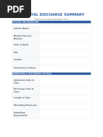 Patient Discharge Form | PDF