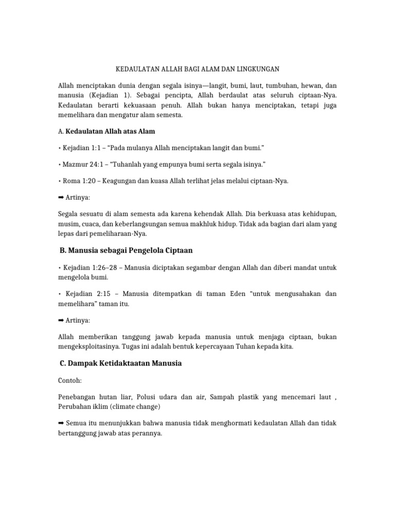 Materi Ajar Pak | PDF