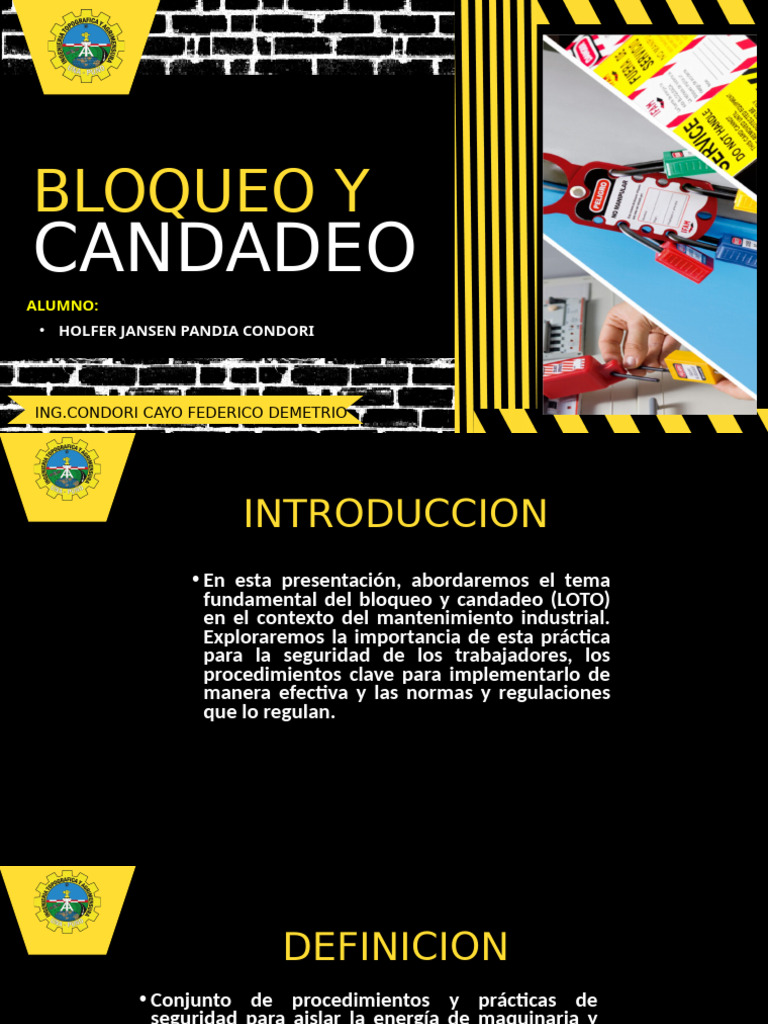 Bloqueo y Candadeo | PDF | Seguridad y salud ocupacional