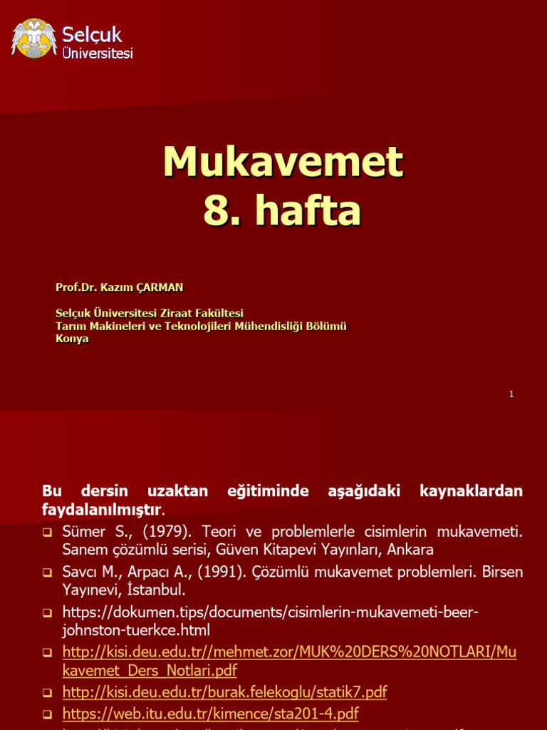 8.hafta Burulma-II | PDF