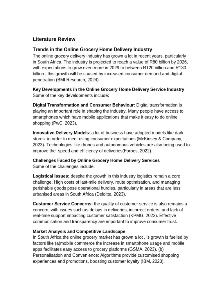 LMA 3A Assignment Literature Review | PDF | Business Process | Marketing