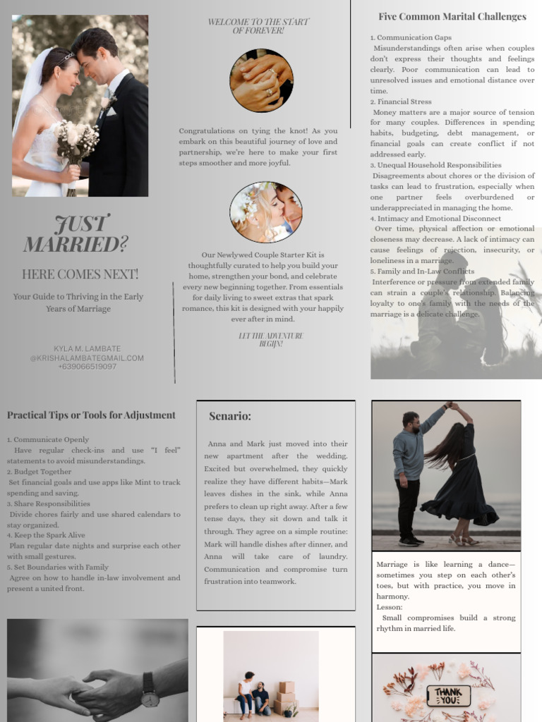 Marriage couple brochure | PDF | Intimate Relationships | Behavioural Sciences