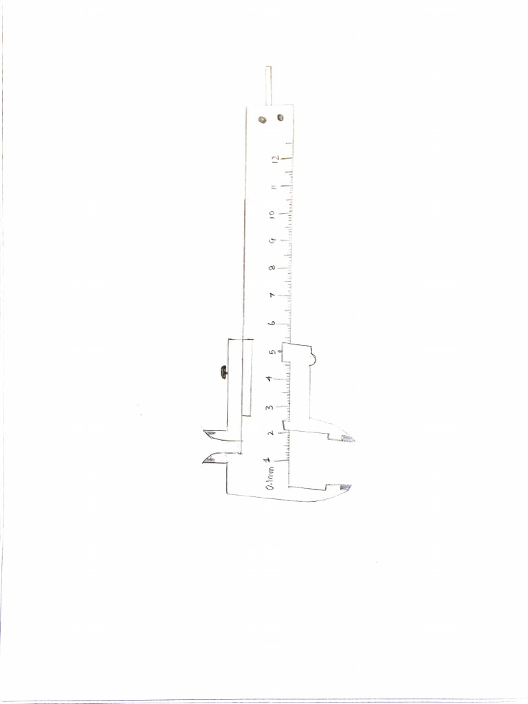 Physics Experiment No.1 Vernier Caliper | PDF | Length