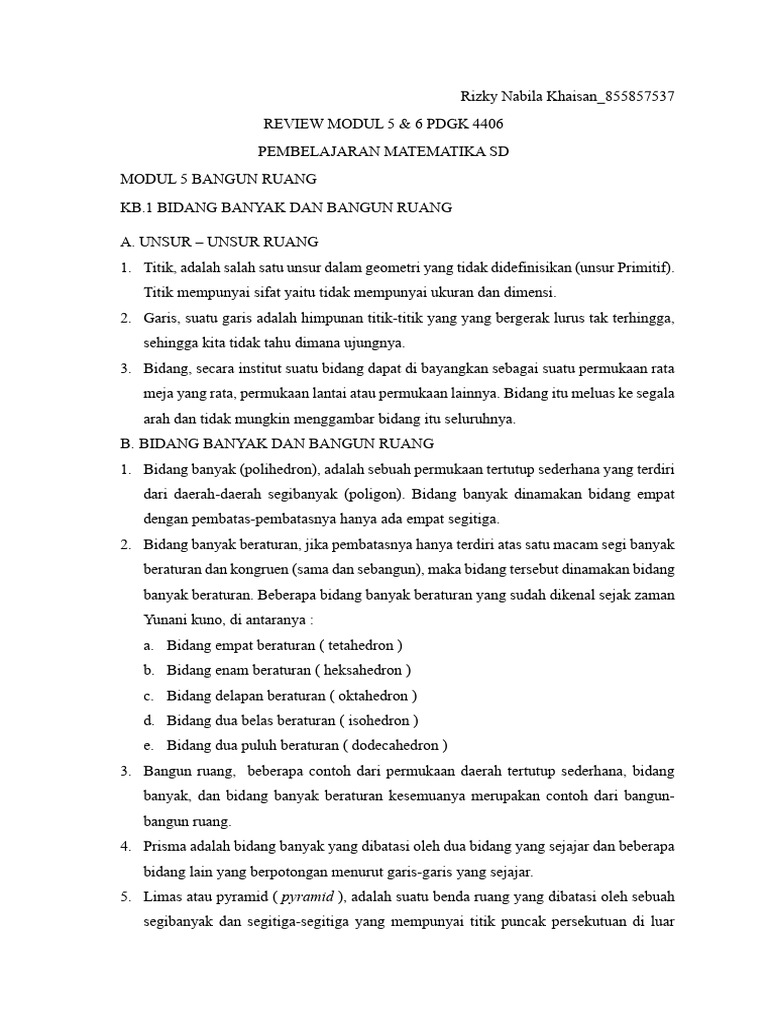 Review Modul 5 6 | PDF