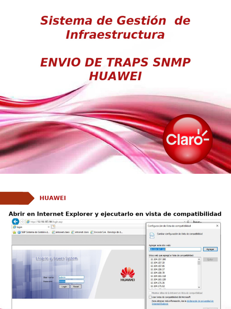 Configuracion Huawei | PDF