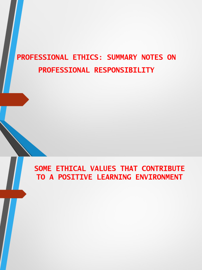 Professional Ethics in Teaching: Key Insights | PDF | Teachers | Social ...