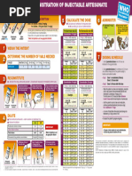 ARTEMETHER Injectable - MSF Medical Guidelines | PDF | Dose ...