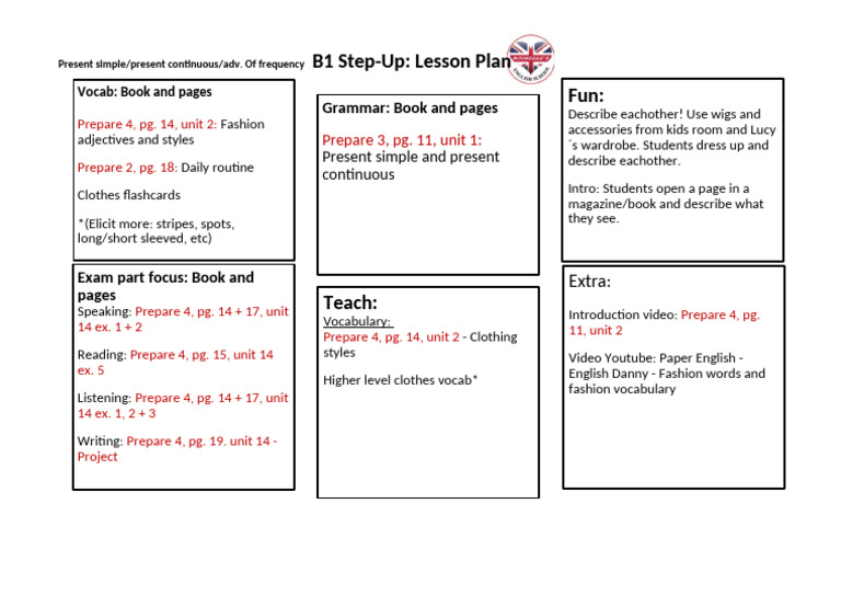 Step Up Review Plan Present | PDF