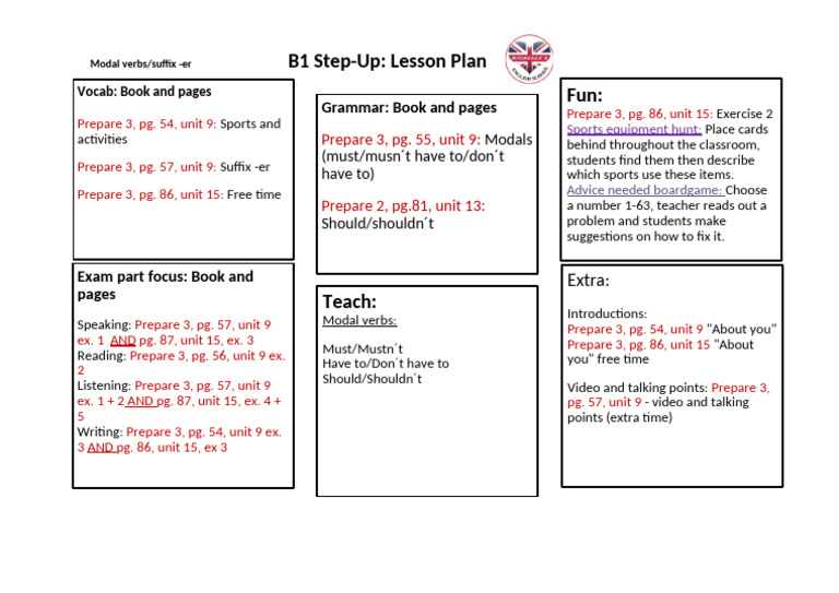 Step Up Review Plan Modals | PDF