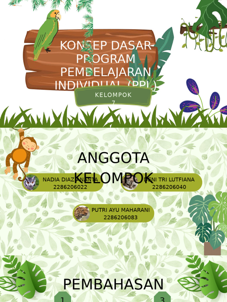 Hijau dan Coklat Imut Organik Tugas Kelompok Presentasi | PDF