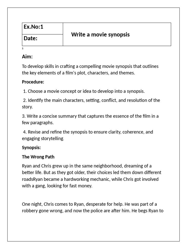 The Wrong Path: A Friendship Tested | PDF | Filmmaking | Film Director