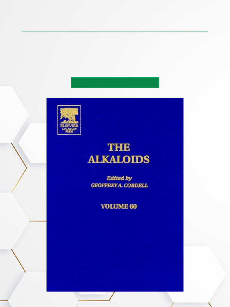 Top Reading The Alkaloids Chemistry and Biology Ebook Full Text | PDF ...