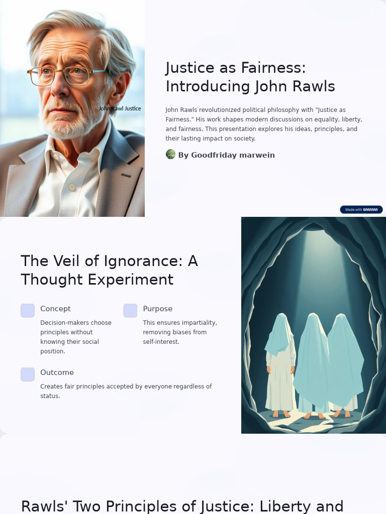 Justice As Fairness Introducing John Rawls | PDF | John Rawls | Justice
