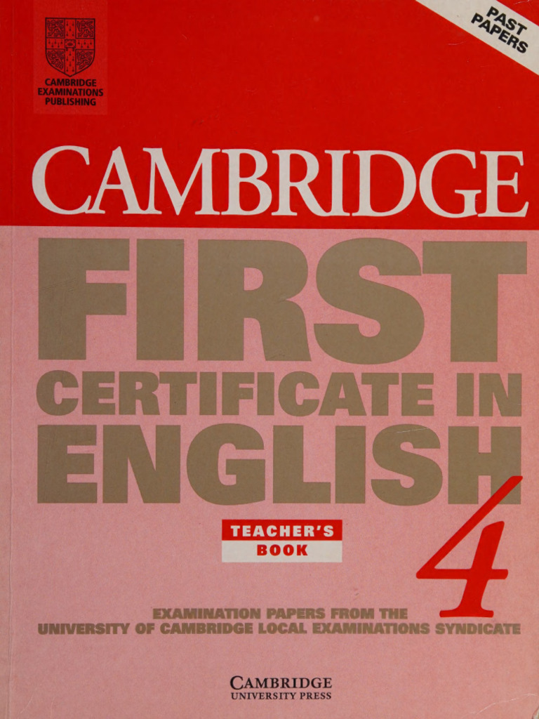Cambridge FCE Teacher's Book Overview | PDF | Linguistics | Human ...