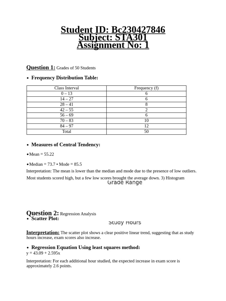 Sta301 Assignment Solution Pdf