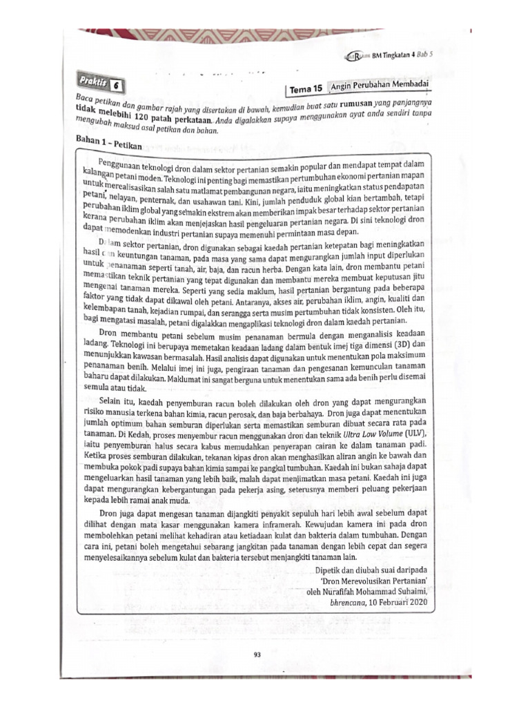 Praktis f4 BM | PDF