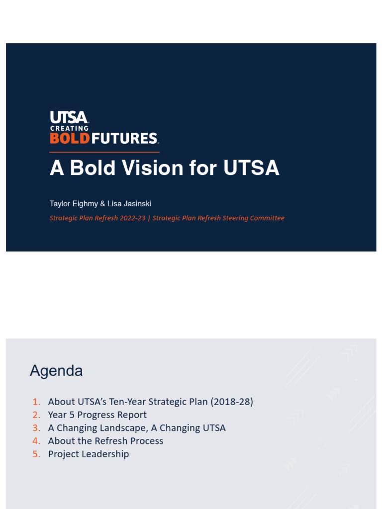 2022 Strategic Plan Refresh Steering Committee | PDF | Strategic ...