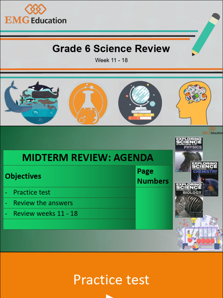 Grade 6 Science Midterm Review Guide | PDF | Human Body | Cell (Biology)