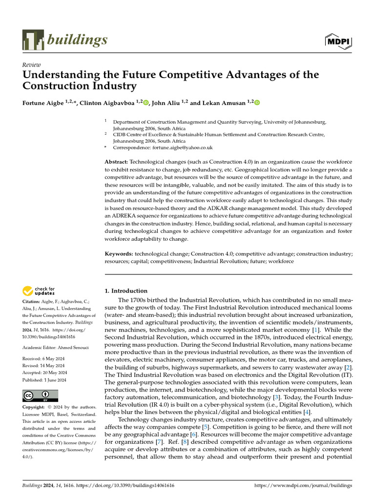 Understanding The Future Competitive Advantages of | PDF | Competitive ...