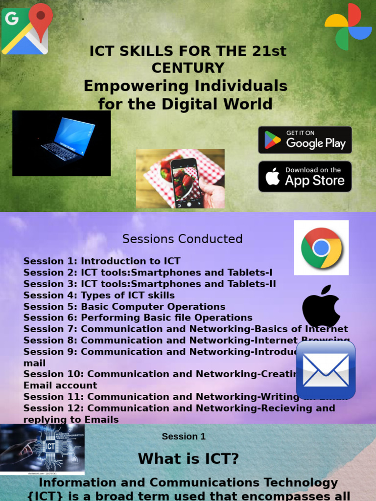 Ict Skills For The 21st Century | PDF | World Wide Web | Internet & Web