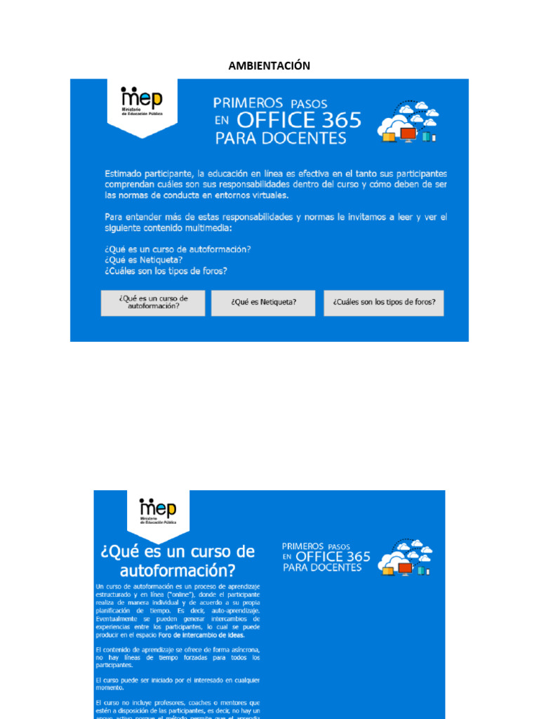 Curso Office 365 MEP | PDF