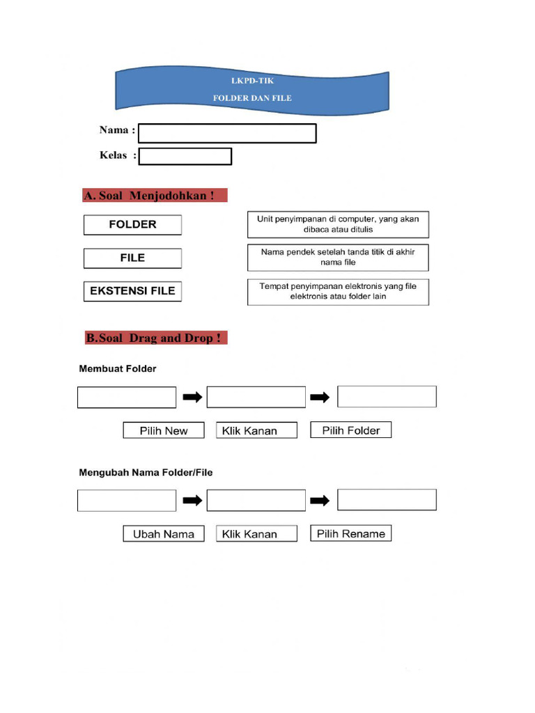 LKPD Folder Dan File | PDF