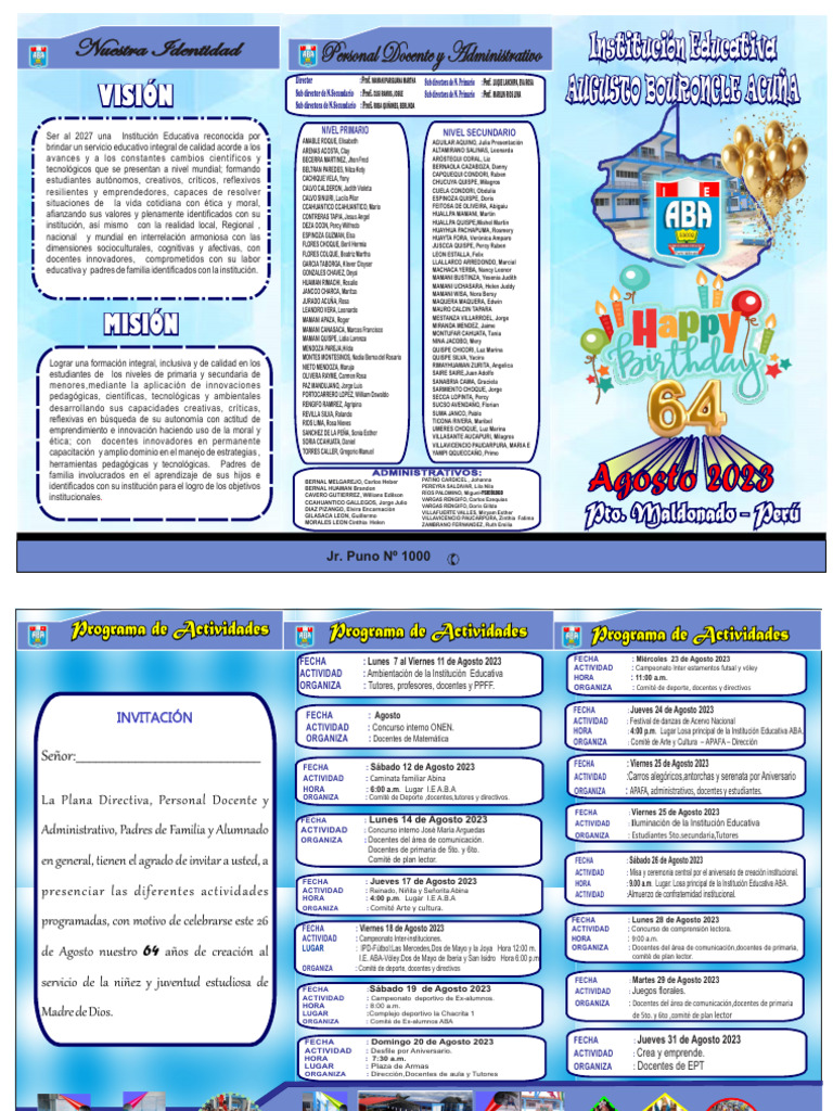 Aba Triptico 2023 | PDF