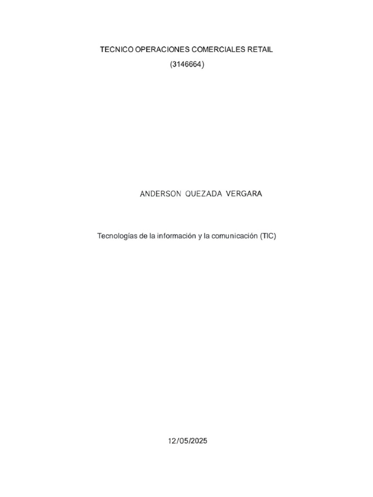 TIC Anderson Quezada | PDF